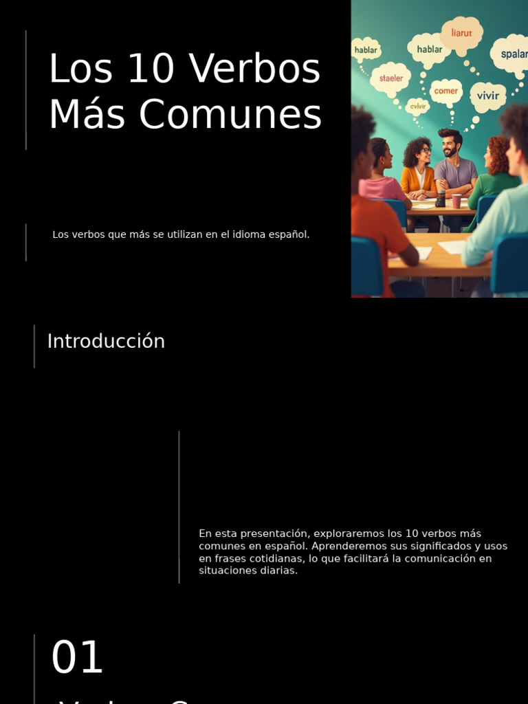 10 Verbos Comunes en Español | PDF | Verbo | Conceptos psicologicos