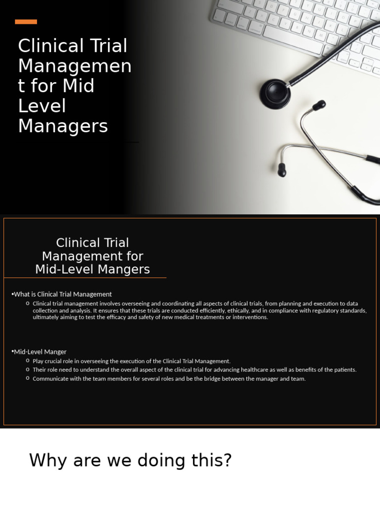 Clinical Trial Management Training Guide | PDF | Clinical Trial ...