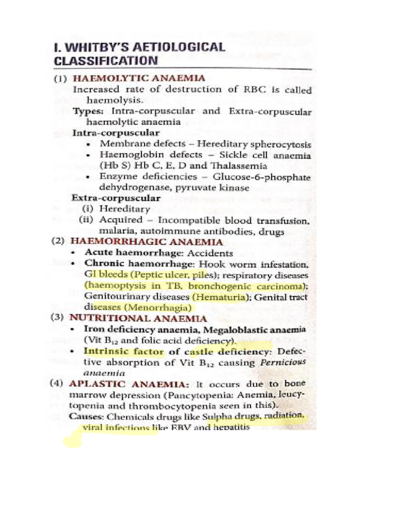 Clinical Aspects- Blood | PDF