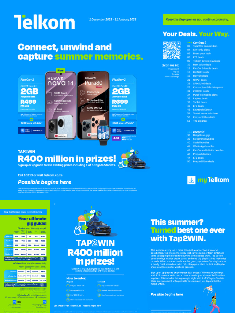 Telkom Summer Deals & Promotions 2025 | PDF | Telecommunications ...