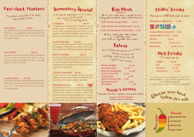 Nandos | PDF | Chicken (Food) | Grilling