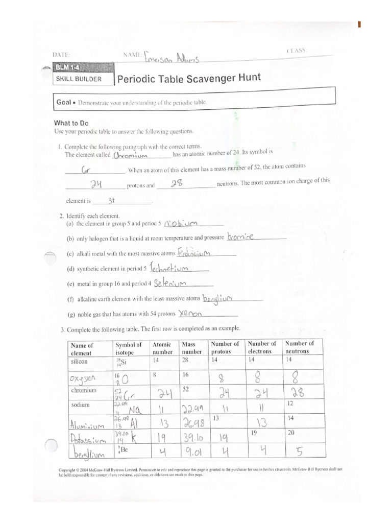 Scavenger Hunt | PDF