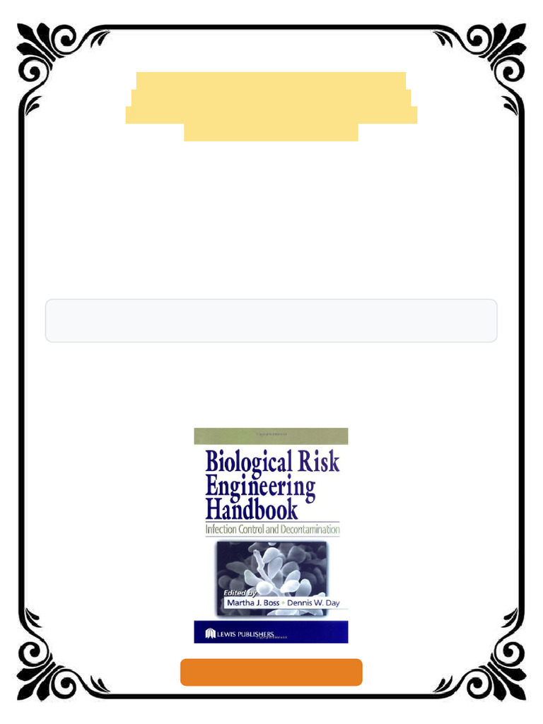 Biological risk engineering handbook infection control and ...
