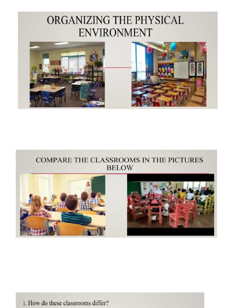 Organizing Physical Environment | PDF