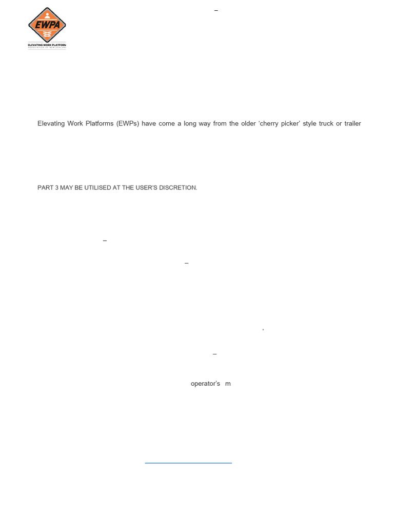EWP Safe Use Guidelines for New Zealand | PDF