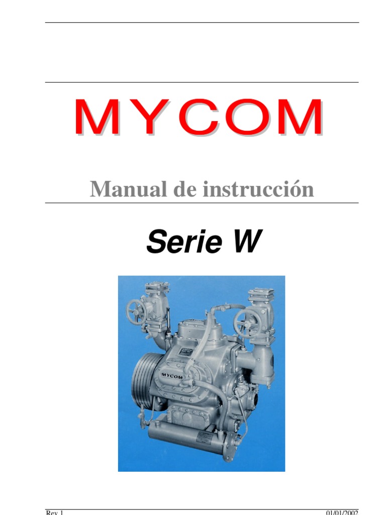 MYCOM Manual de Instrucción Serie W | PDF