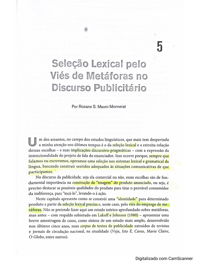 Seleção Lexical Pelo Viés Da Metafora_251215_220140 | PDF