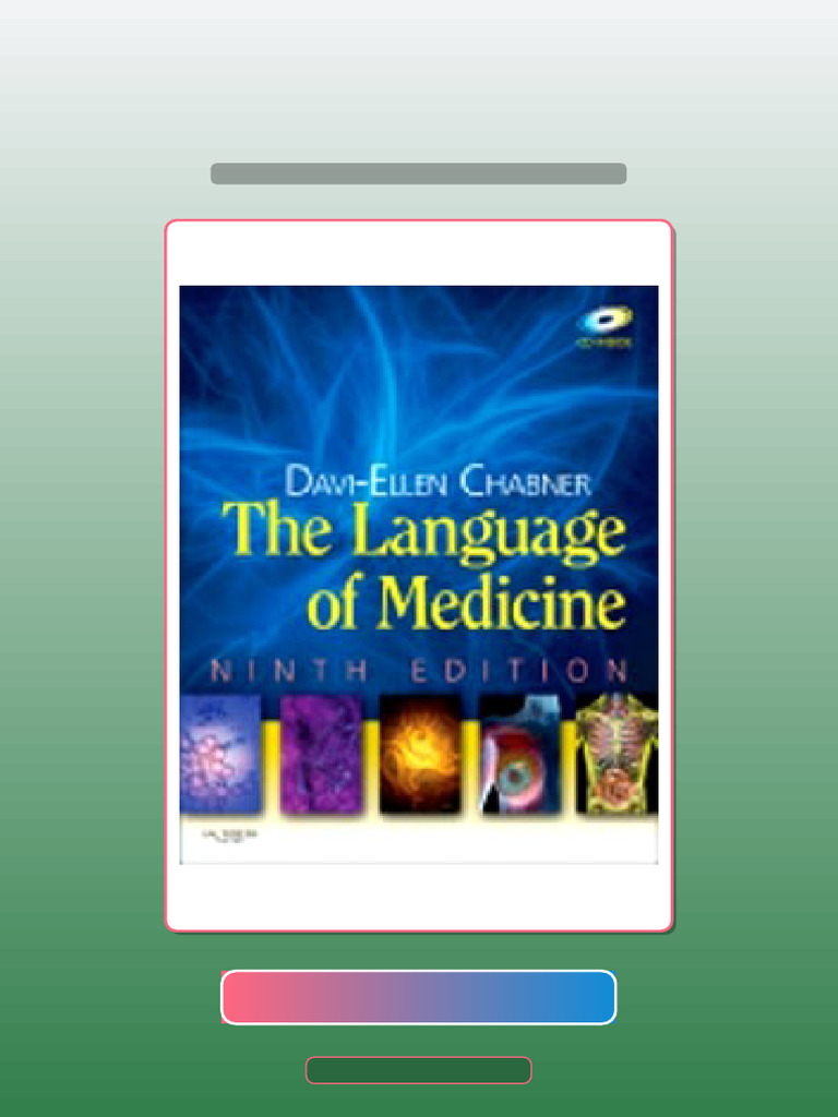 Test Bank of the Language of Medicine 9th Edition Chabner | PDF