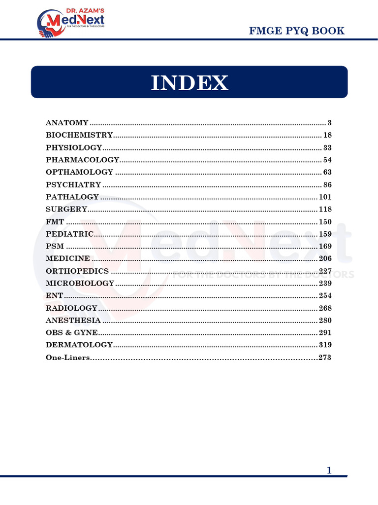 Mednext Pyq Book | PDF | Thumb | Human Anatomy