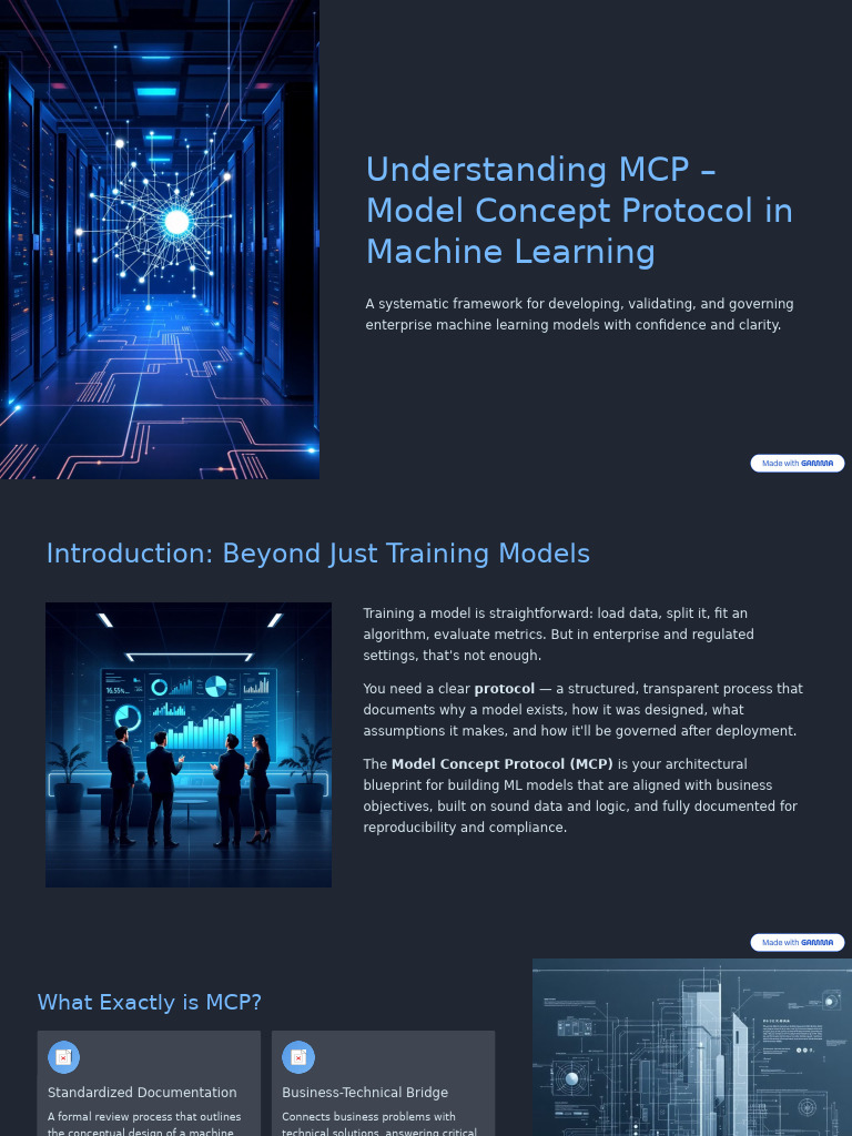 Understanding MCP Model Concept Protocol in Machine Learning | PDF ...