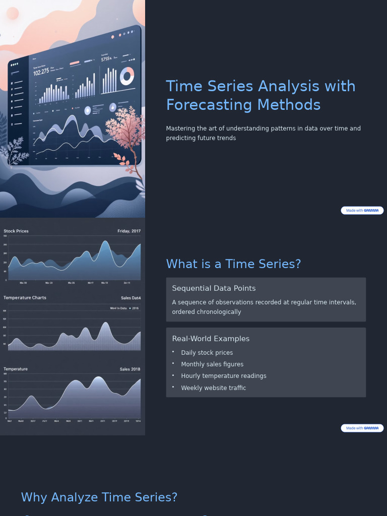 Time Series Analysis & Forecasting Guide | PDF | Forecasting | Seasonality