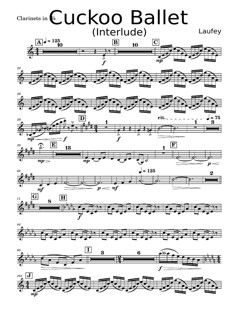 Cuckoo Ballet Interlude Laufey 2 | PDF