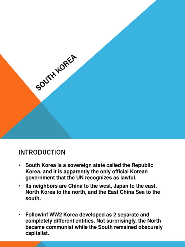South Korea: Economic Growth Overview | PDF | South Korea | World Politics