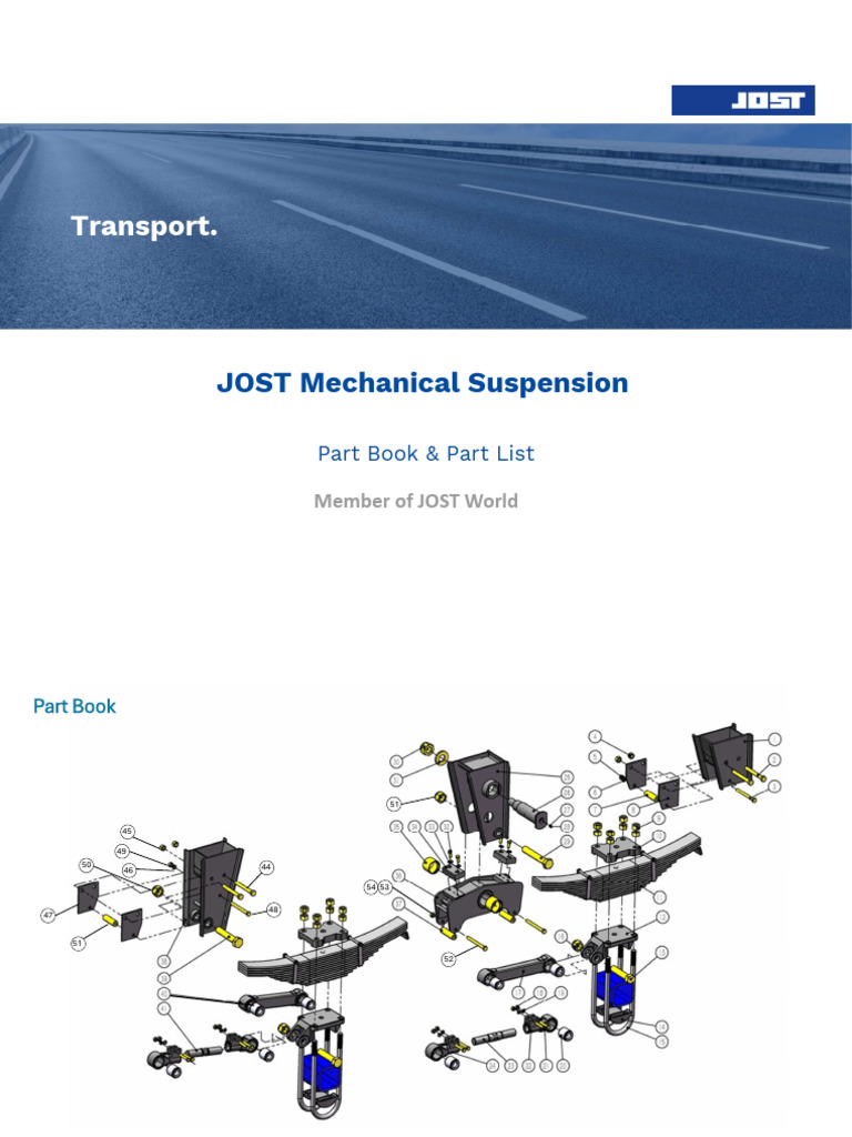 Part Book & Part List Suspension Jost | PDF | Nut (Hardware) | Screw