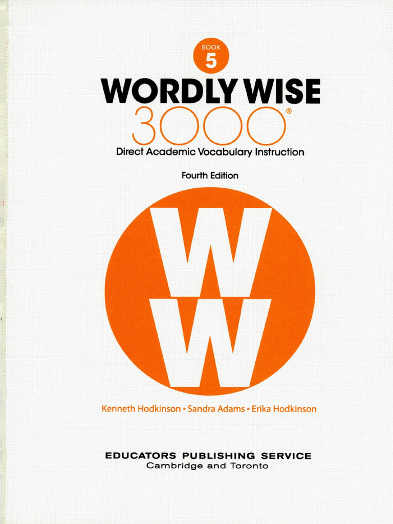 Wordly Wise, Book 5 | PDF