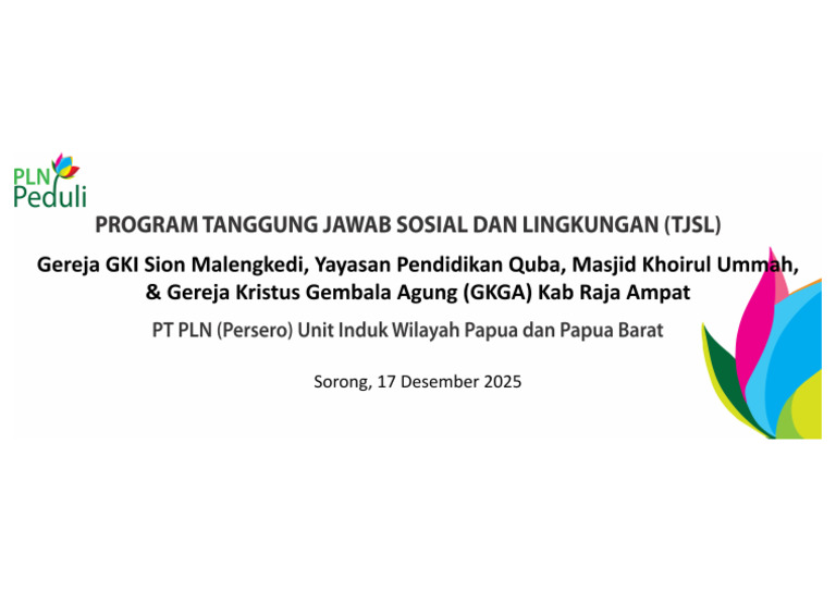 3x1 Spanduk TJSL 17 Desember 2025 | PDF