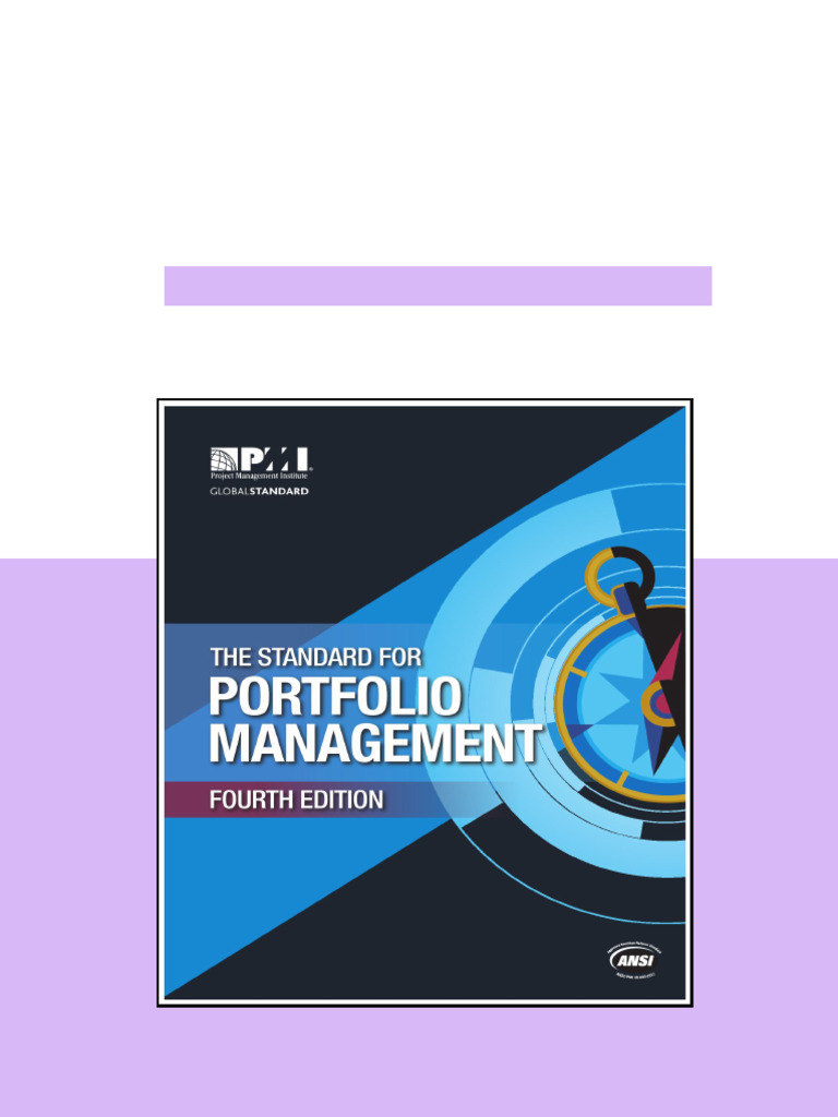 Project ManagementInstitute The standard por portfolio available full ...
