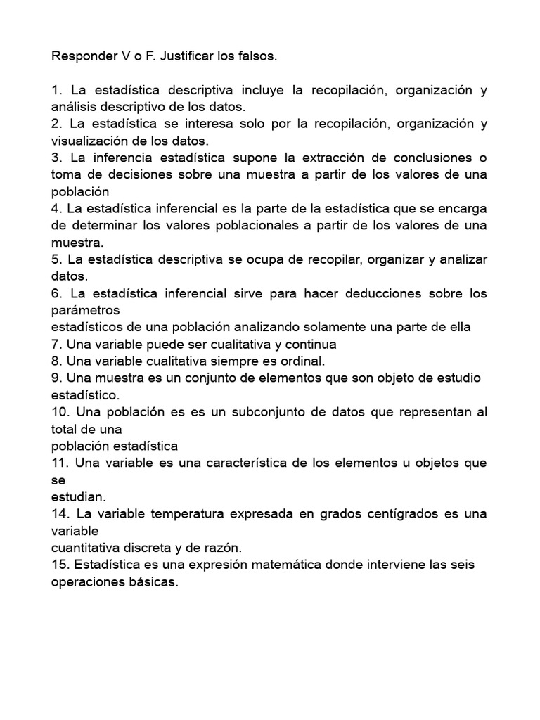 Responder V o F (1) | PDF