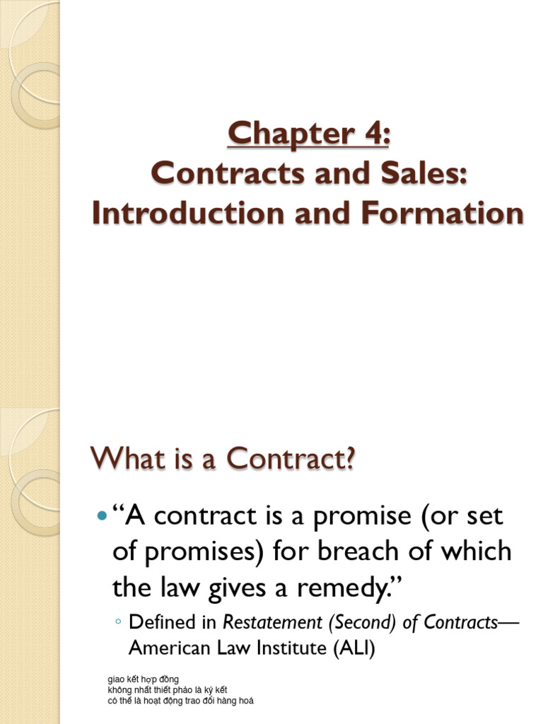 Understanding Contract Formation Basics | PDF | Offer And Acceptance ...