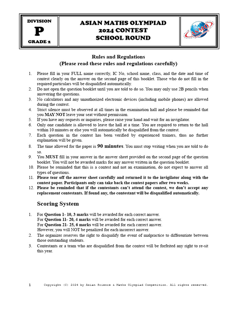2024 GRADE 2 | PDF