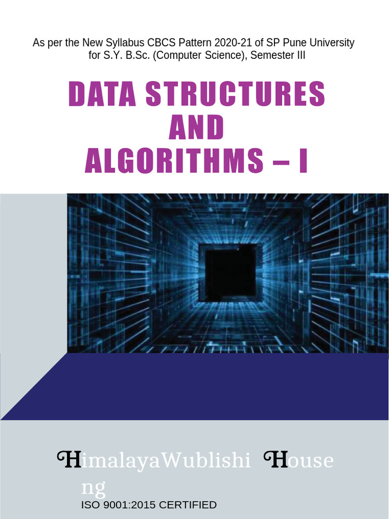 Data Structures and Algorithms I Pune University BSC Computer Science ...