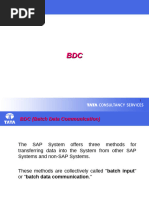 SAP ABAP BDC Tutorial Guide | PDF | Database Transaction | Computer Program