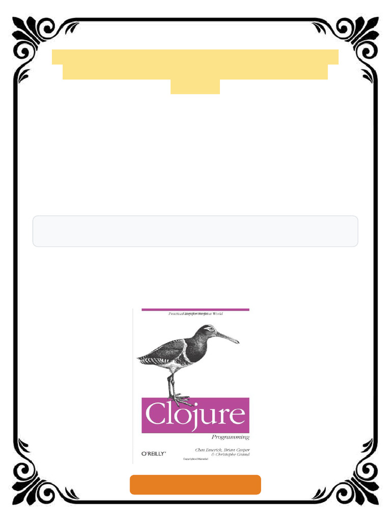 Clojure Programming 1st Edition Chas Emerick ebook high-quality online ...