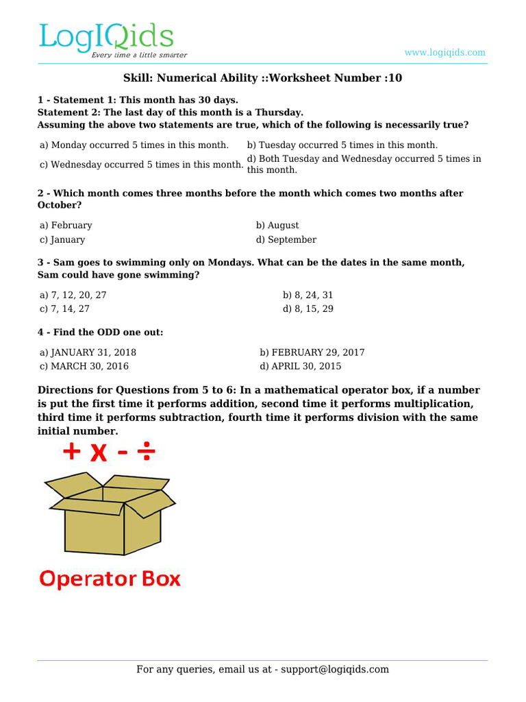 Worksheet 5 | PDF | Numbers | Discrete Mathematics
