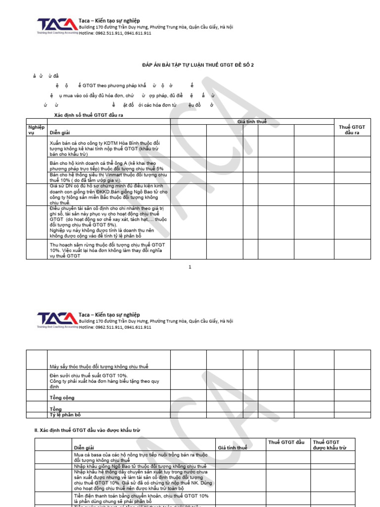 2 ,TACA_Nhóm_HD GTGT 02 (Bài tập) | PDF