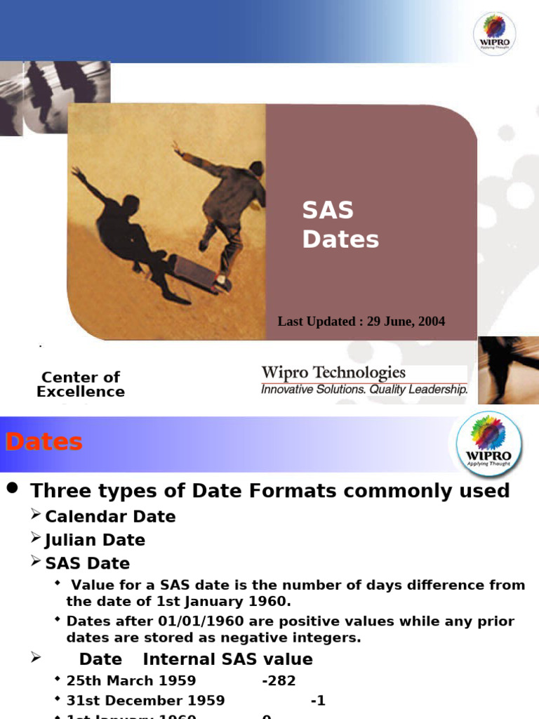 SAS_dates_8 | PDF | Sas (Software) | Computer Programming