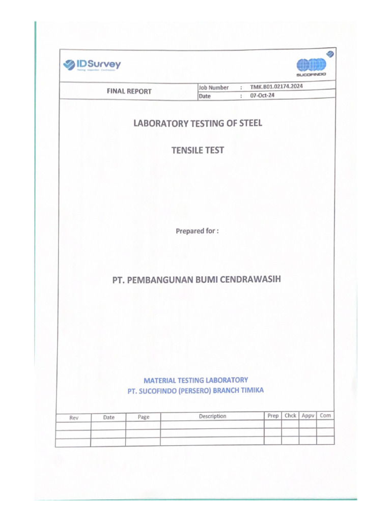 Uji Tarik Besi | PDF