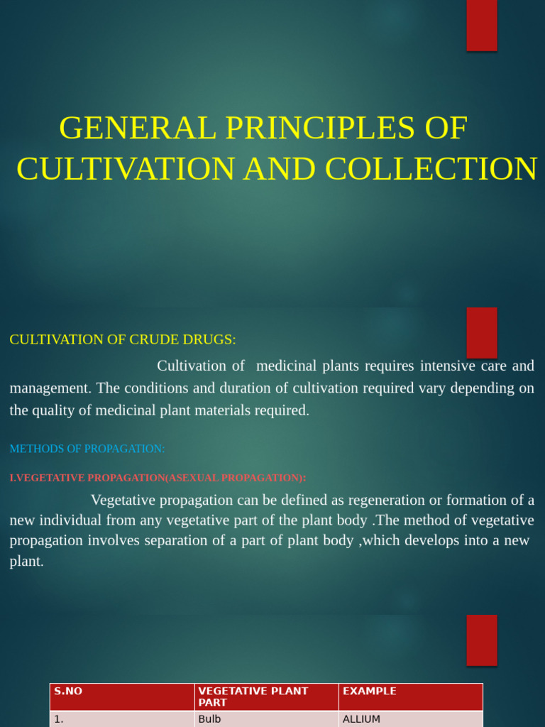 3.Cultivation and Collection-1 | PDF | Seed | Reproduction