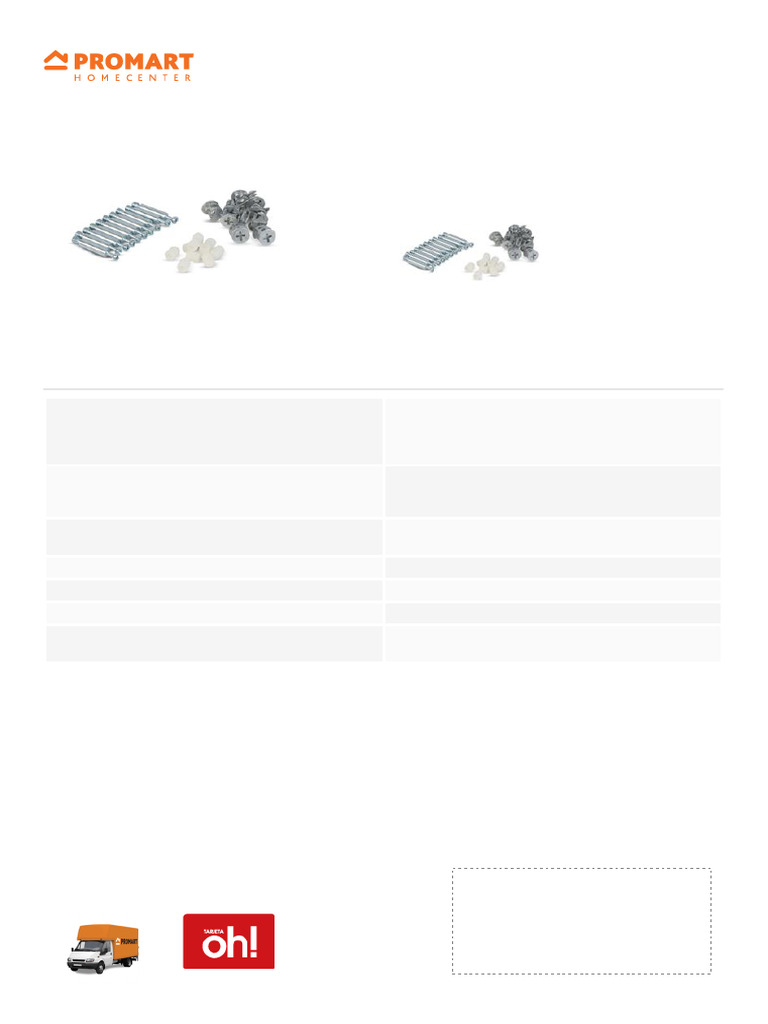 Minifix 15/15x12 mm - Pack de 10 unidades | PDF