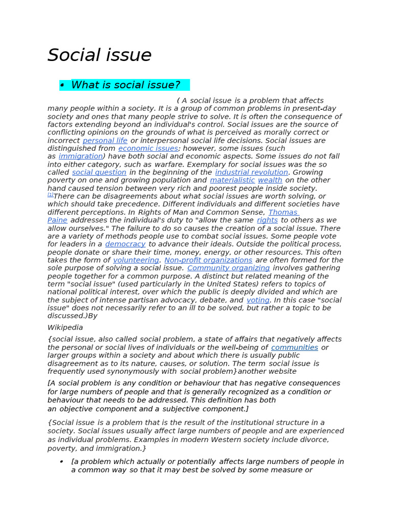 Understanding Social Issues and Inequality | PDF | Discrimination | Poverty