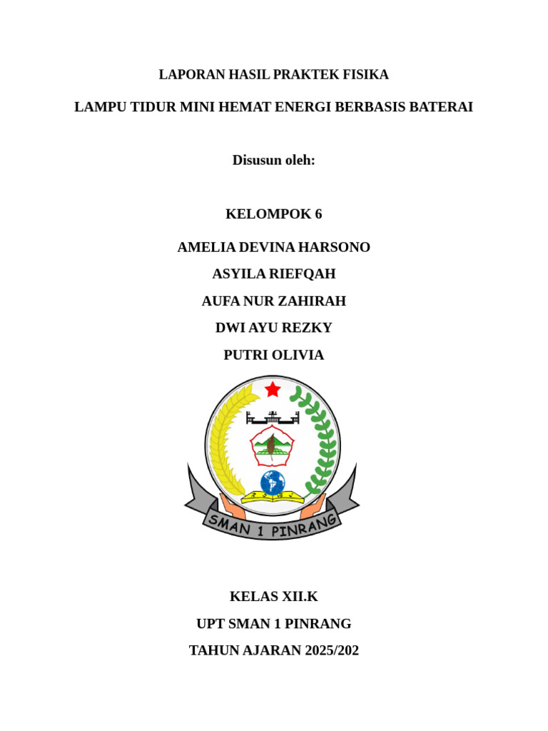 Laporan Hasil Praktek Fisika | PDF