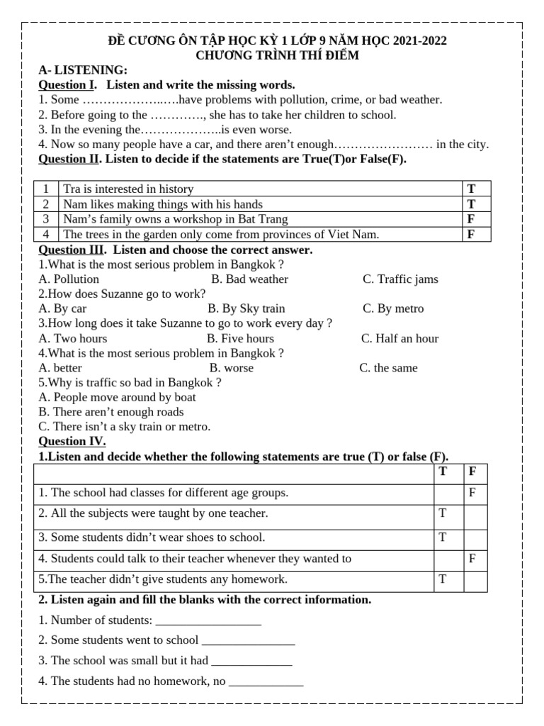 De Cuong Anh 9 Thi Diem 2021 | PDF | Thomas Edison