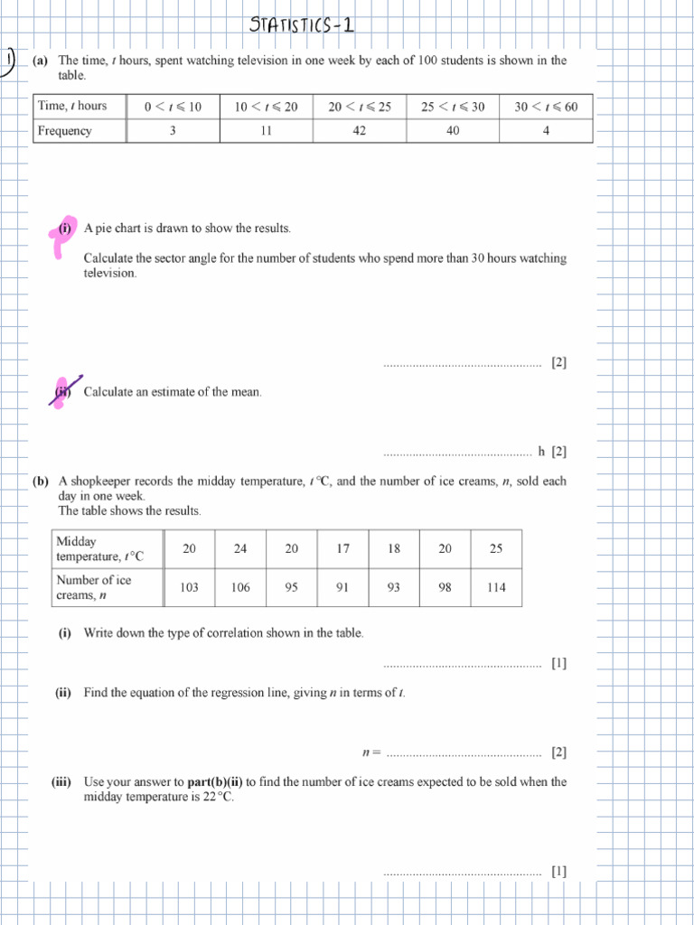Statistics 1 | PDF