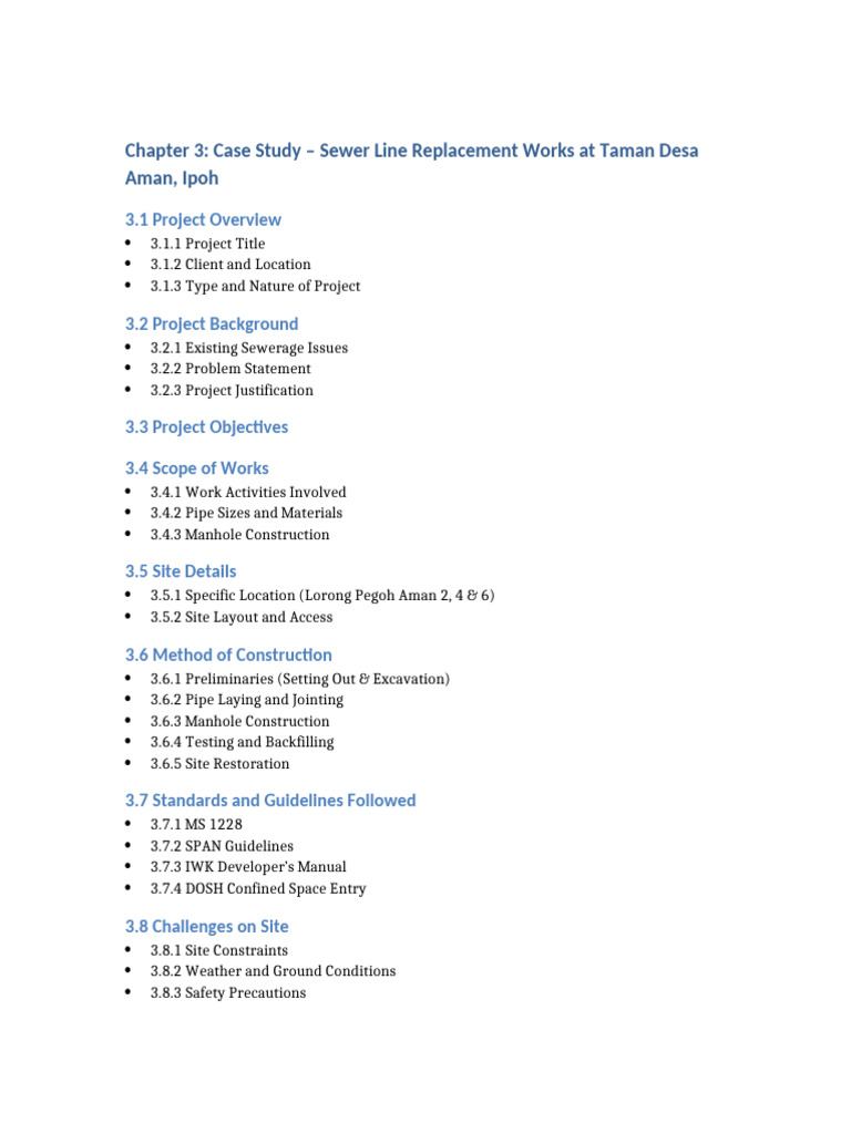 Chapter 3 Case Study Template | PDF