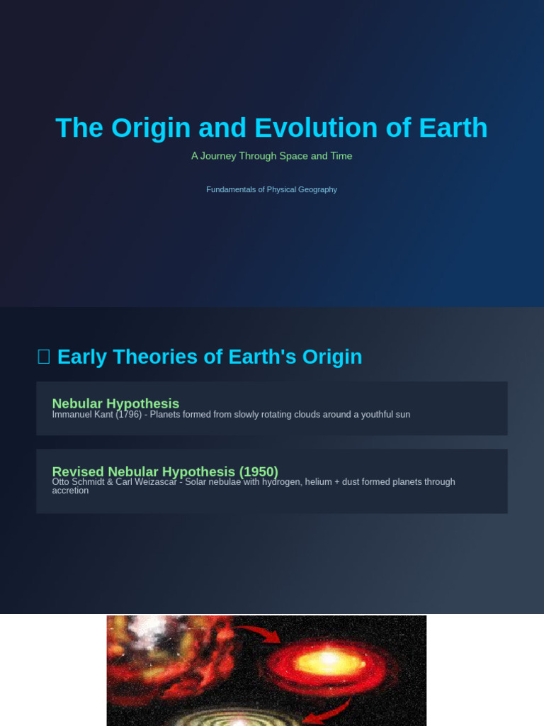 Earth's Origin and Evolution Explained | PDF | Earth | Equator