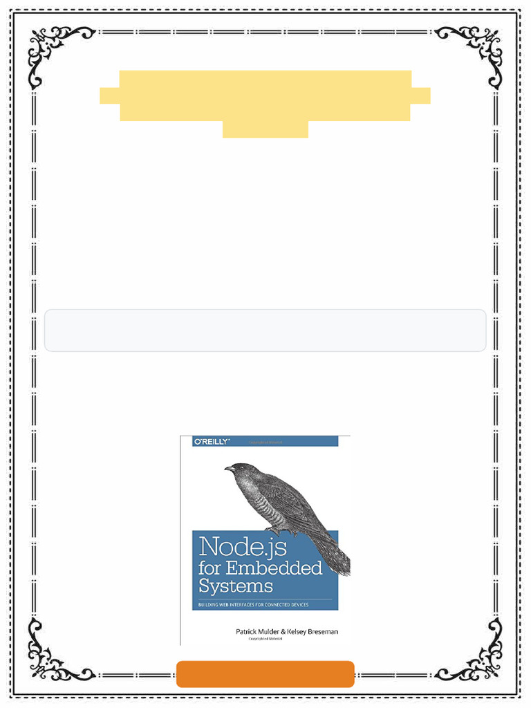 Node js for Embedded Systems Using Web Technologies to Build Connected ...