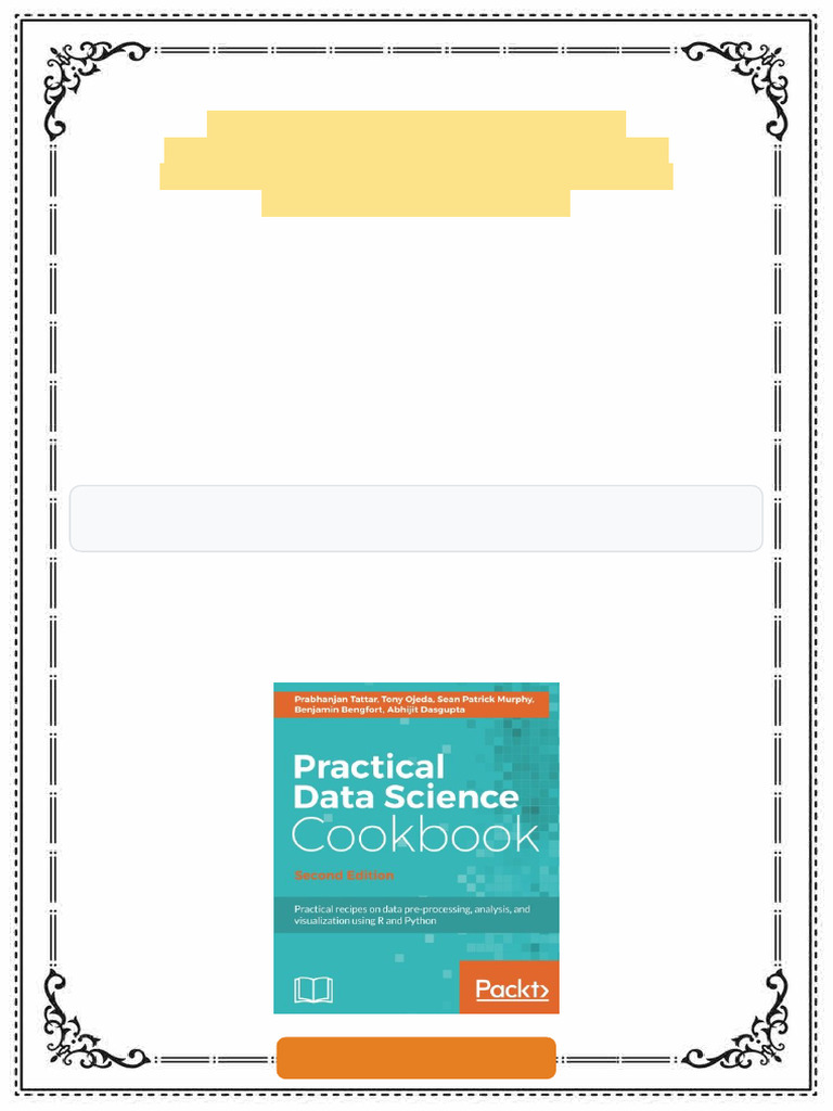 Practical Data Science Cookbook Data pre processing analysis and visualization using R and ...