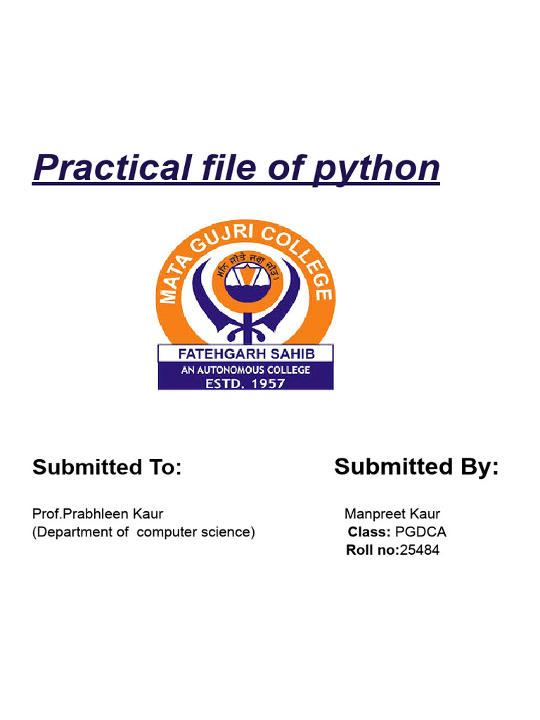 Python File | PDF | Computer Program | Programming