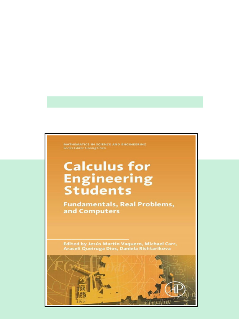 Academic Press Calculus for Engineering Students Fundamentals Real ...