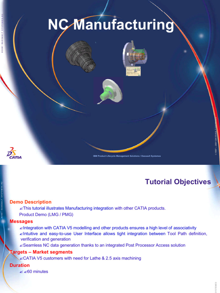 IBM CATIA V5 NC Manufacturing Tutorial | PDF | Icon (Computing ...
