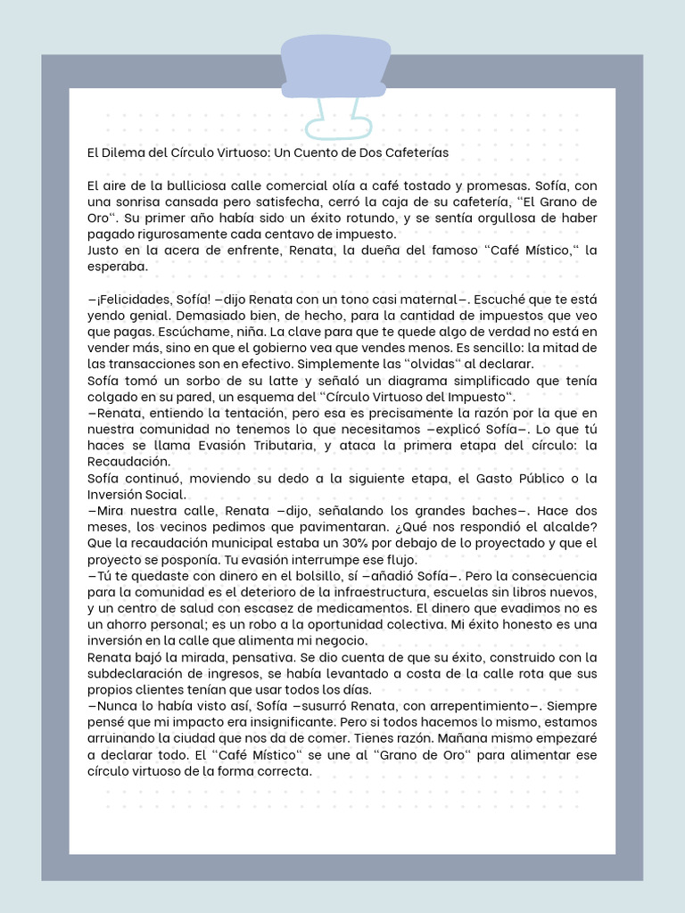Documento A4 Notas Apuntes Punteado Azul | PDF