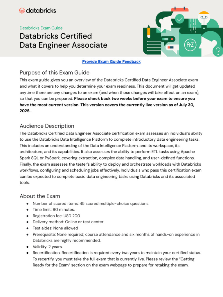 Databricks Certified Data Engineer Associate Course V5 Release | PDF ...