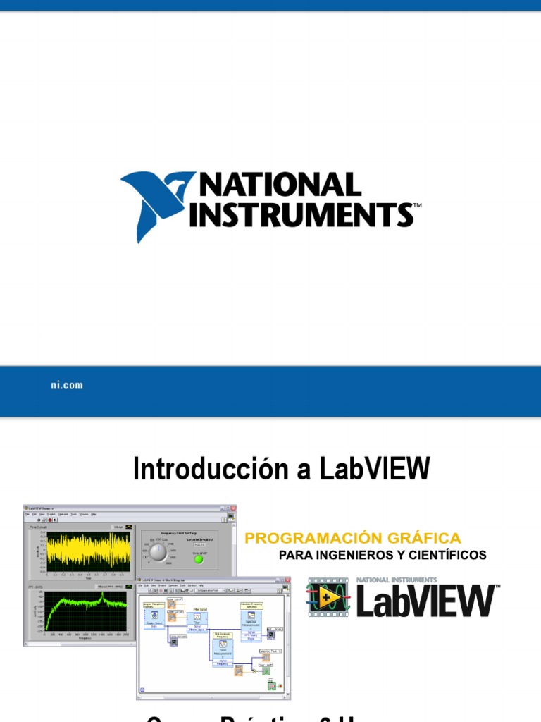 Introduccion A Labview en 6 Horas | PDF | Adquisición de datos ...