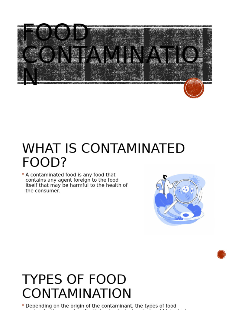 FOOD CONTAMINATION | PDF | Hygiene | Fruit