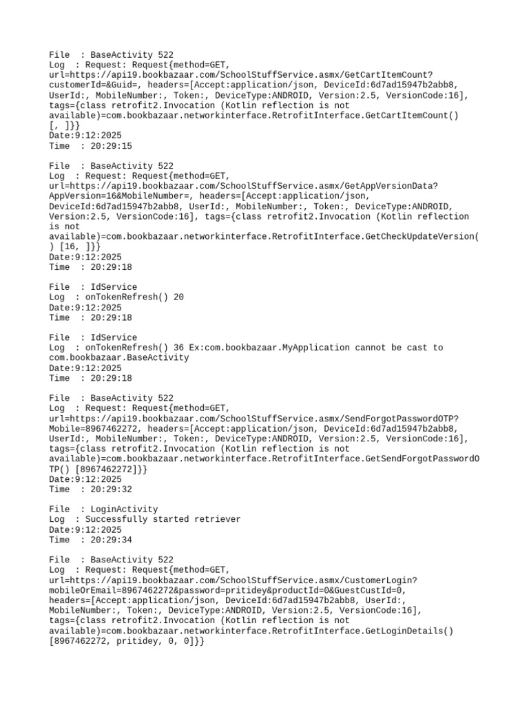 Logbook Bazaar Native | PDF | Java Platform | Programming Paradigms