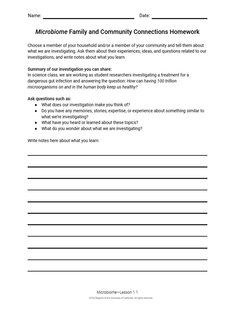 Microbiome Homework: Community Insights | PDF